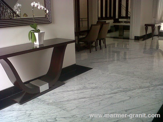 Lantai Marmer Putih, Statuario Marble ~ Marble Granite